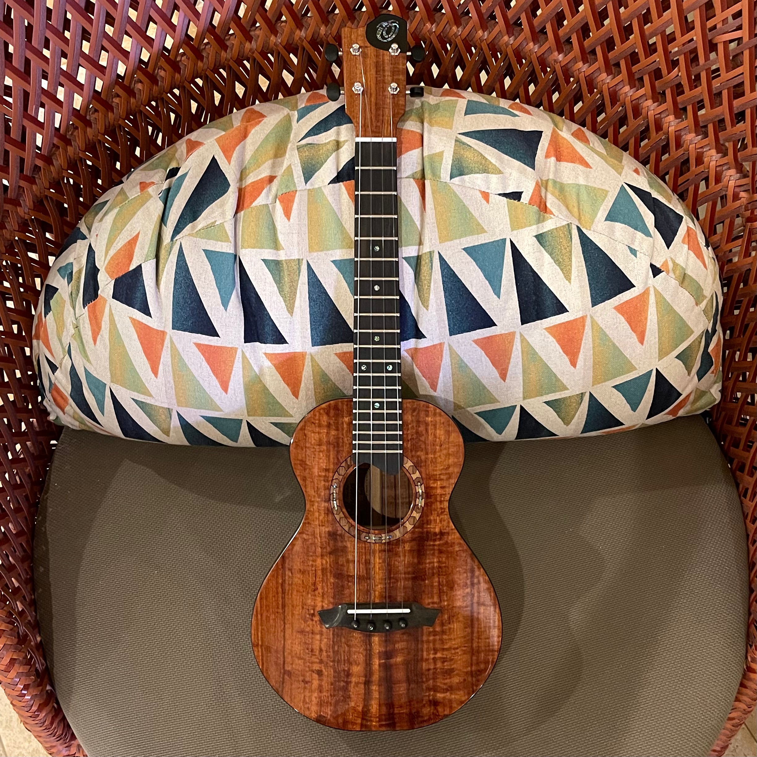 Ohana Custom DTK-2 Solid Hawaiian Koa Tenor Ukulele #2503231 – Ukulele ...
